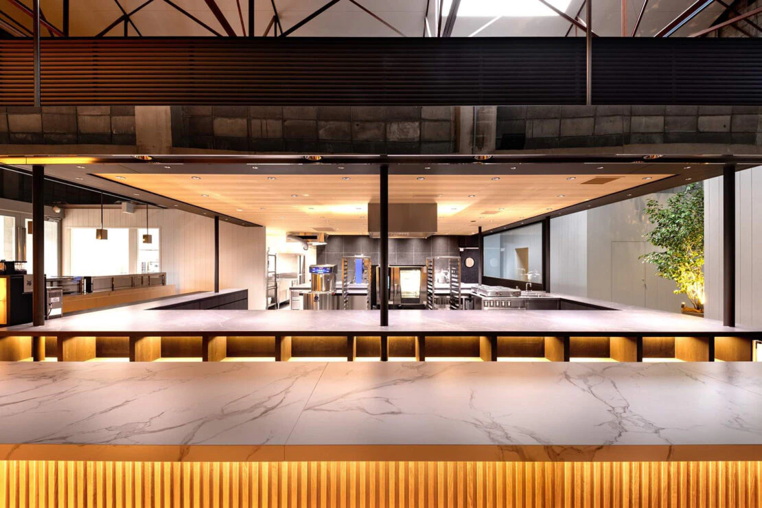 In this Japanese sweet factory, everything tastes better with Dekton ...
