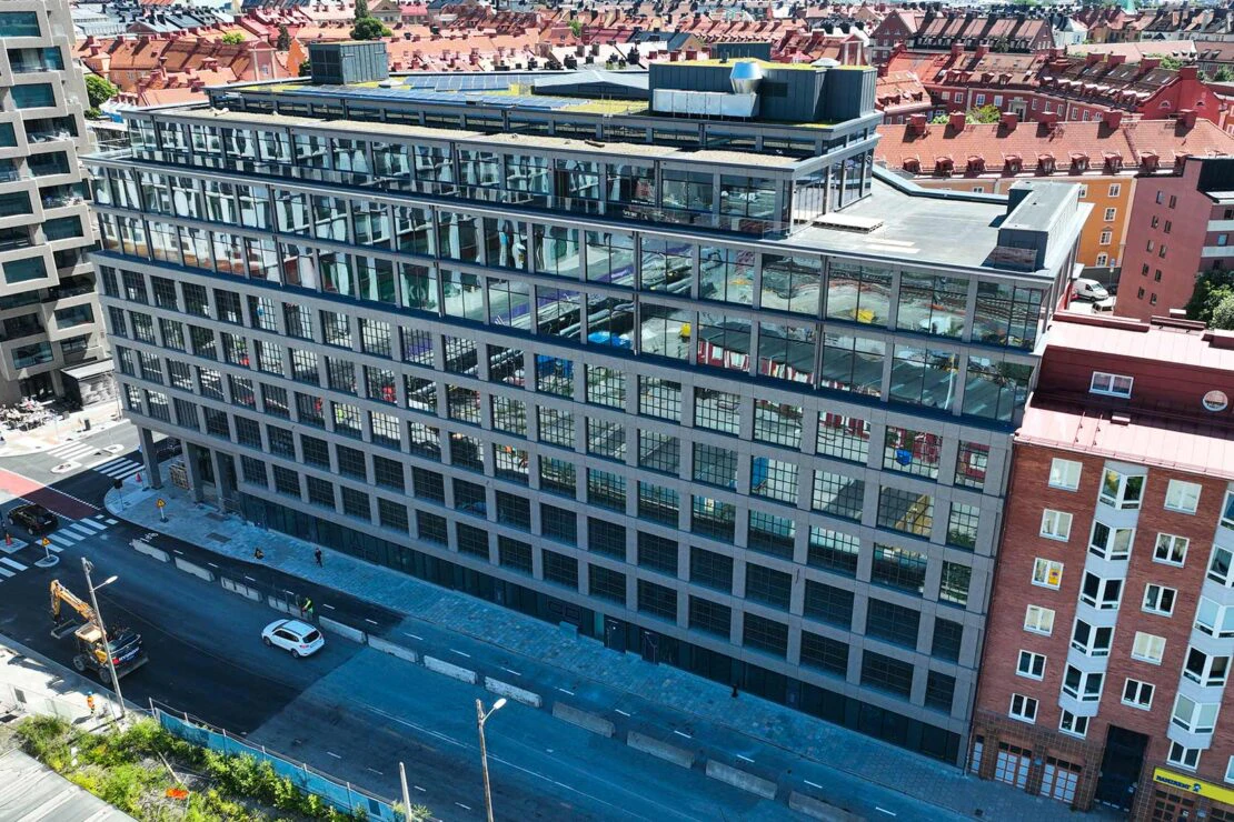 The Fenix office building in Stockholm, where the Dekton façade ...