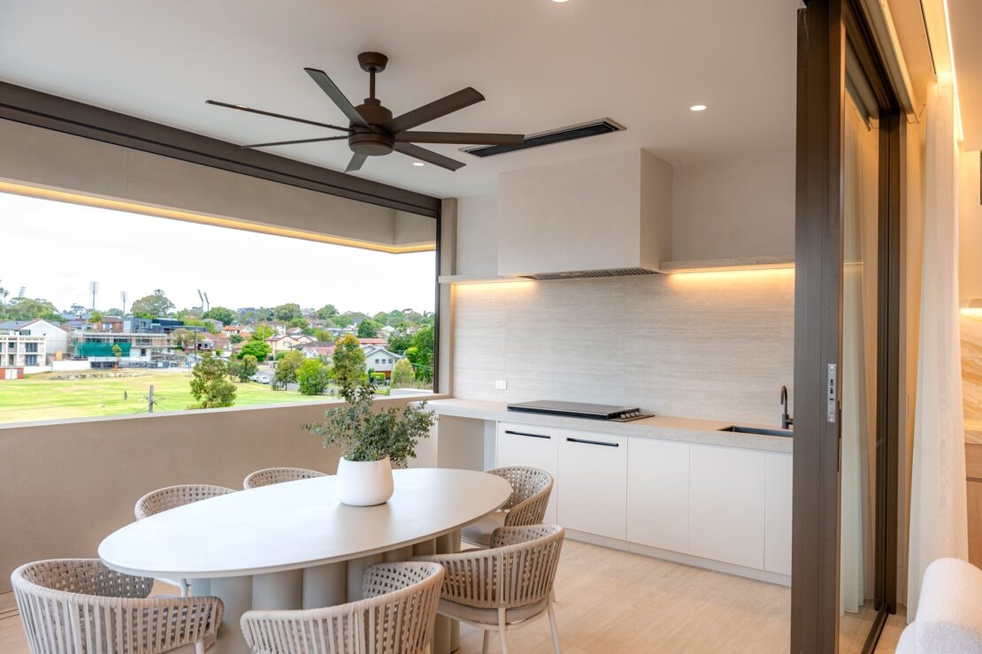 Dekton Marmorio defines the architectural identity of this contemporary ...