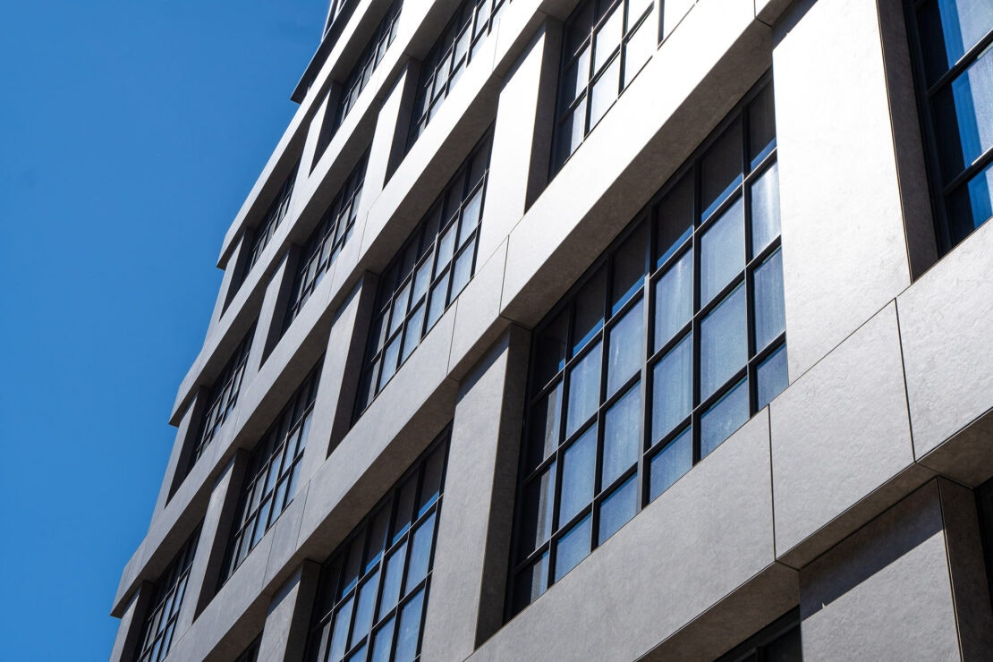 The Fenix office building in Stockholm, where the Dekton façade ...