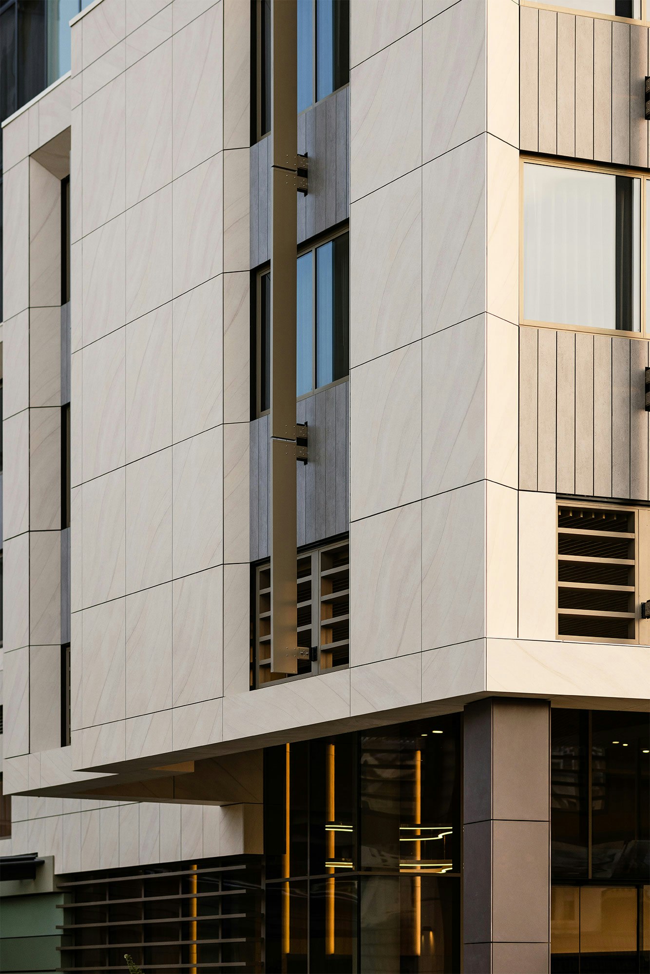 A modern façade in neutral tones to stand the test of time - Cosentino ...