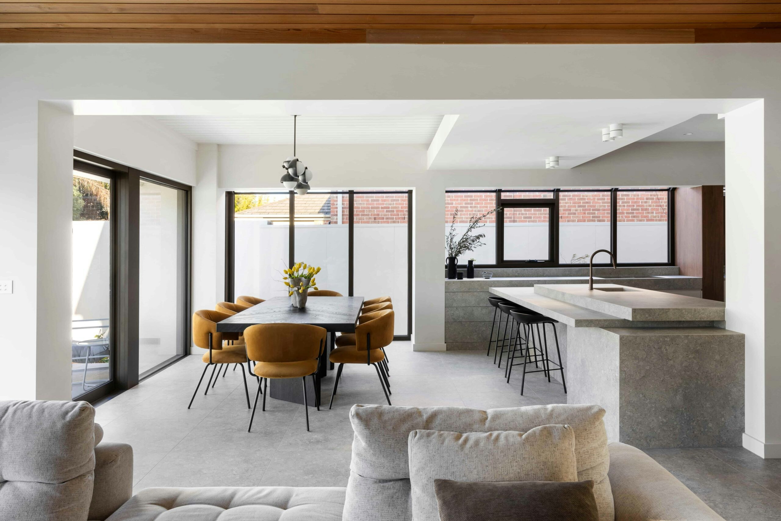 A breathtaking kitchen created with Cosentino’s Sensa® Orinoco, Dekton ...