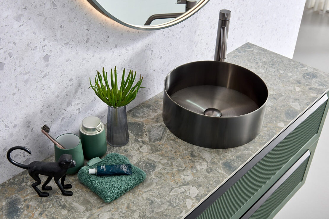 Beautiful bathroom furniture with Dekton at Scala Bad - Cosentino EN Canada