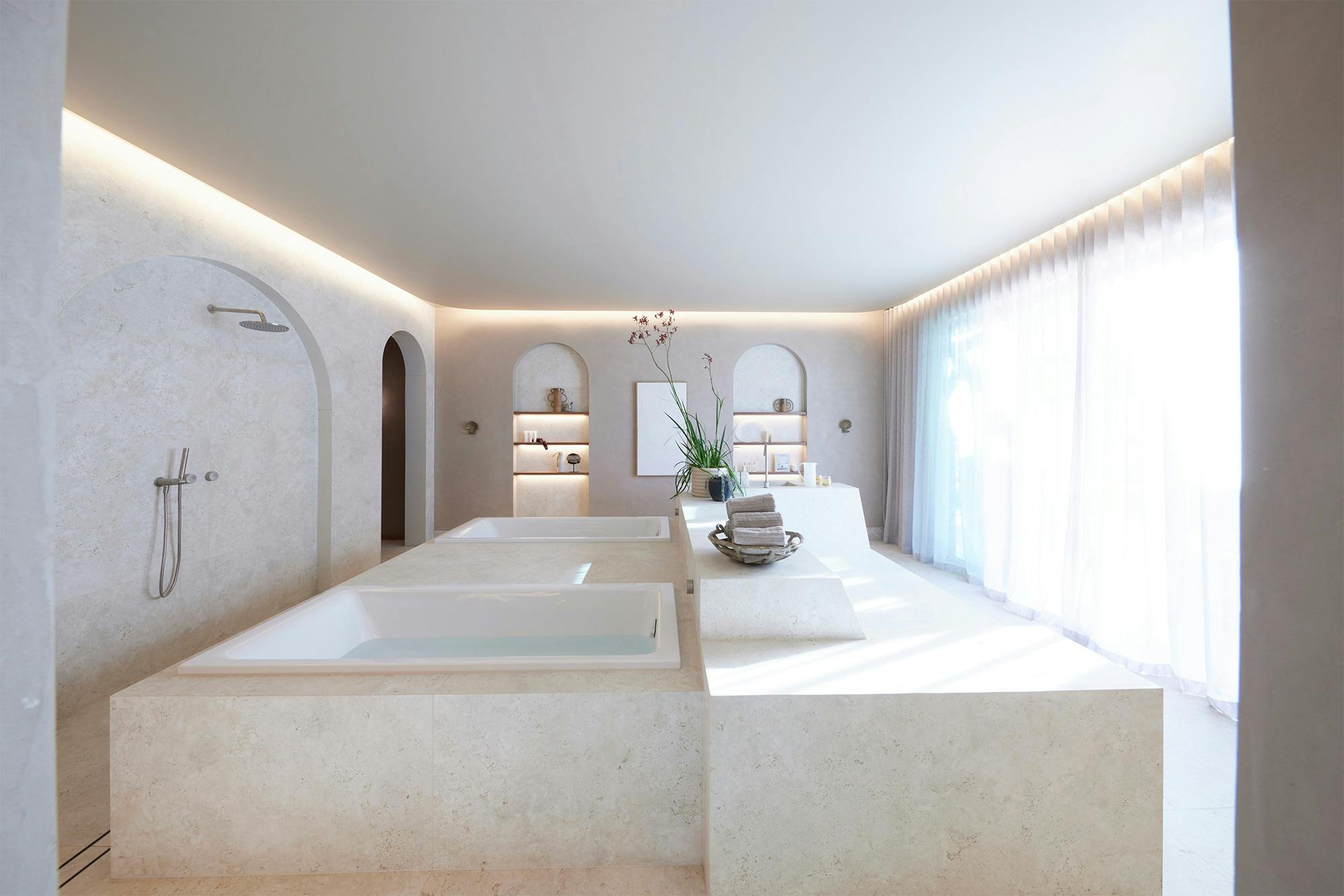 The spa that combines Mediterranean warmth with Japanese minimalism ...