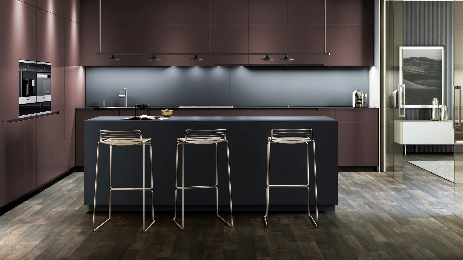 blue-kitchen-worktops - Cosentino UK