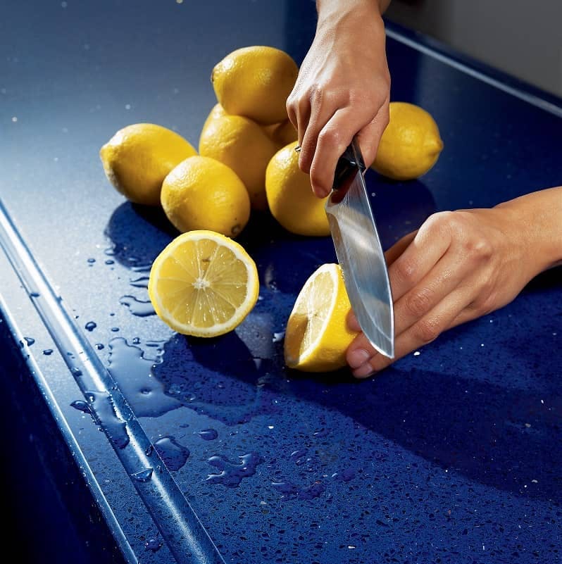 blue-kitchen-worktops - Cosentino UK
