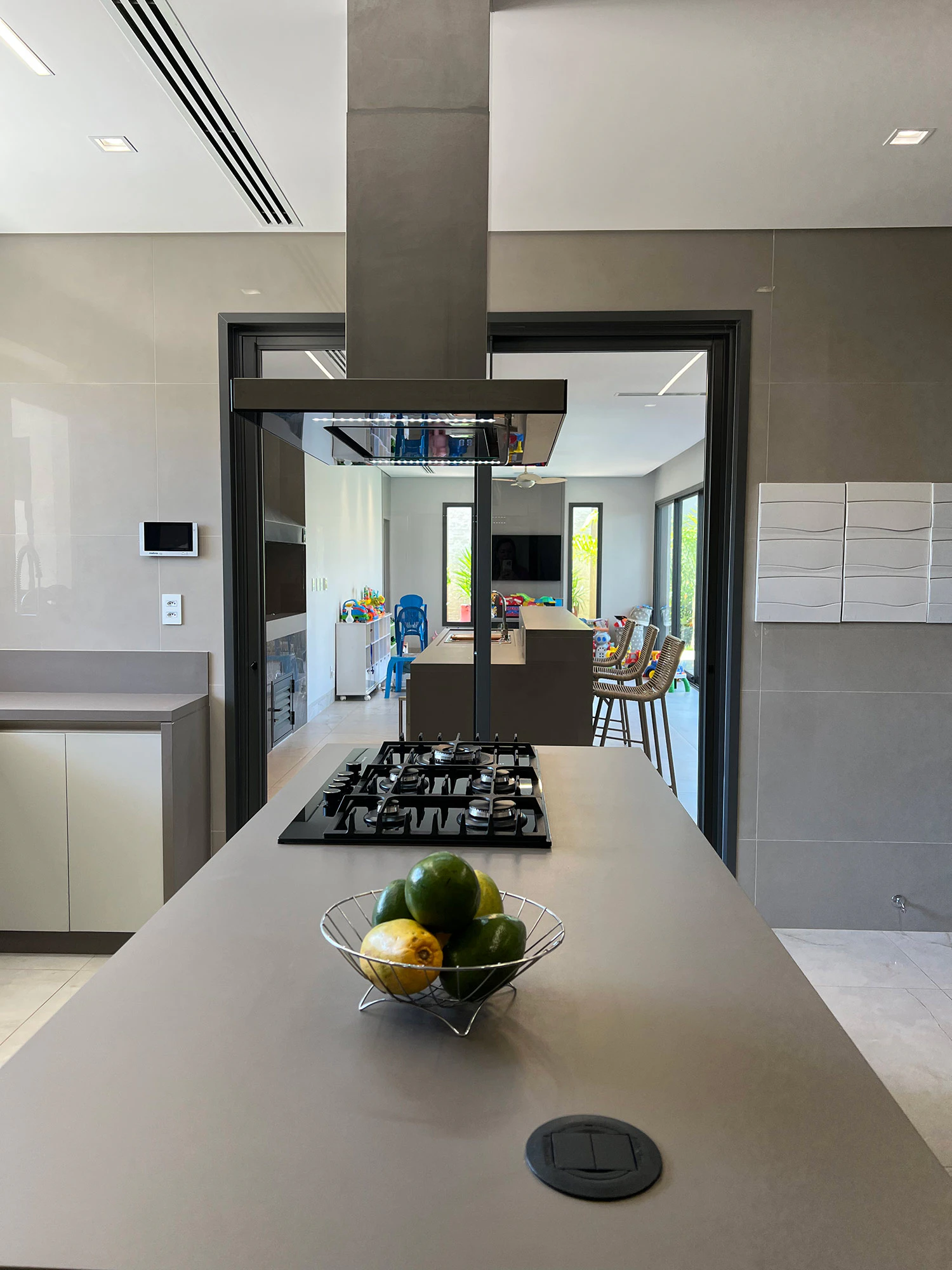 Silestone and Dekton clad the staircase, kitchen and bathrooms of a ...