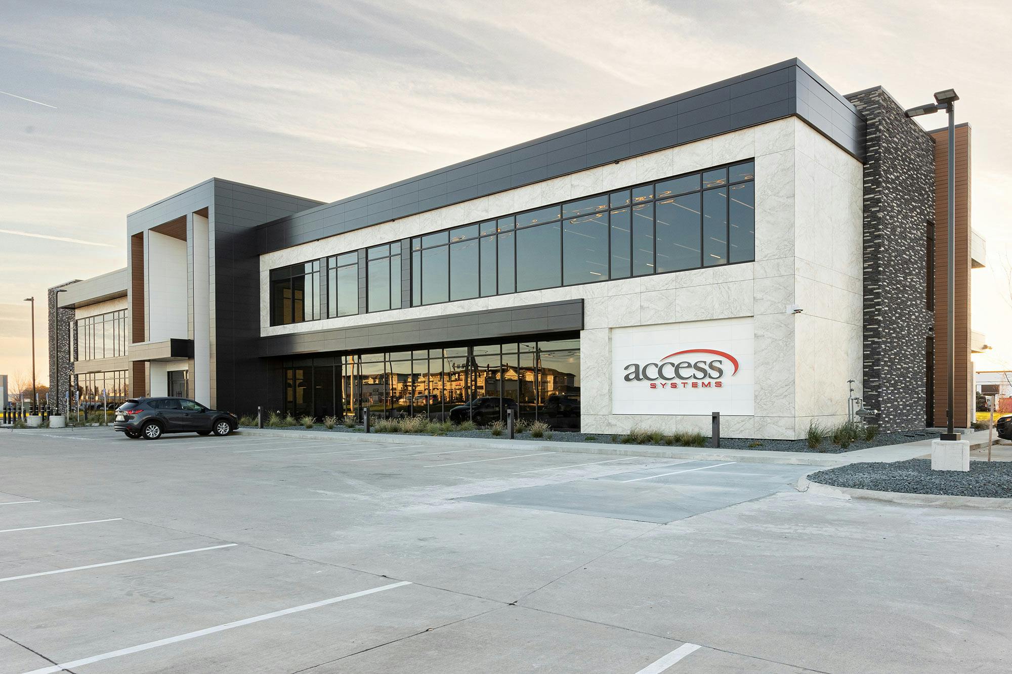 Dekton and Silestone Offer High-End Finishes to the Access Systems Headquarters - Cosentino UK