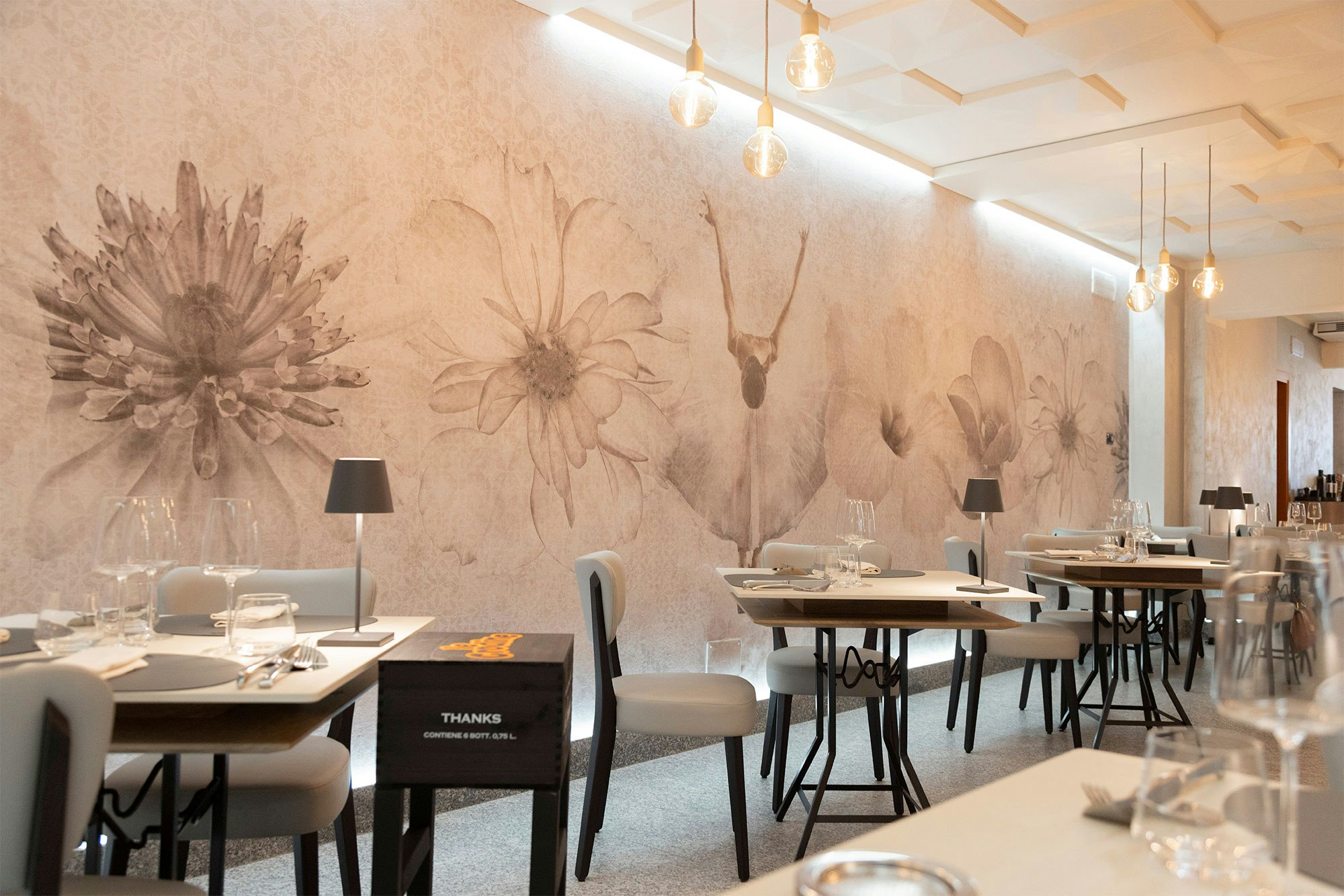 An Italian restaurant that is a true experience for the senses ...