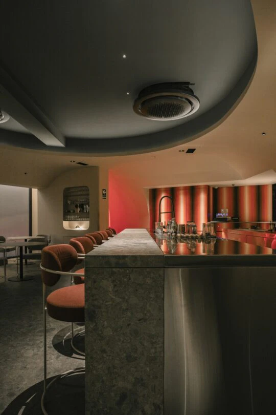 Lady Bee: signature cocktails and contemporary materials in the heart ...