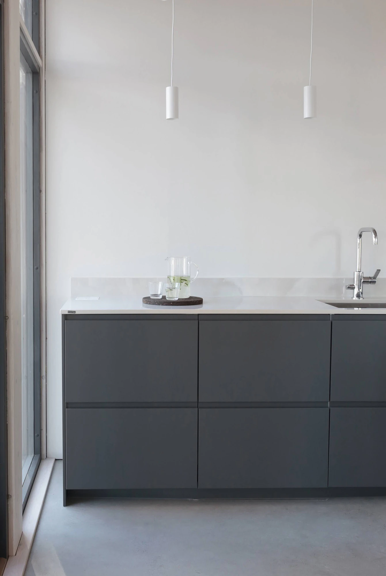 The kitchen of blogger Vilja Vehkaoja's new log cabin has beautiful ...