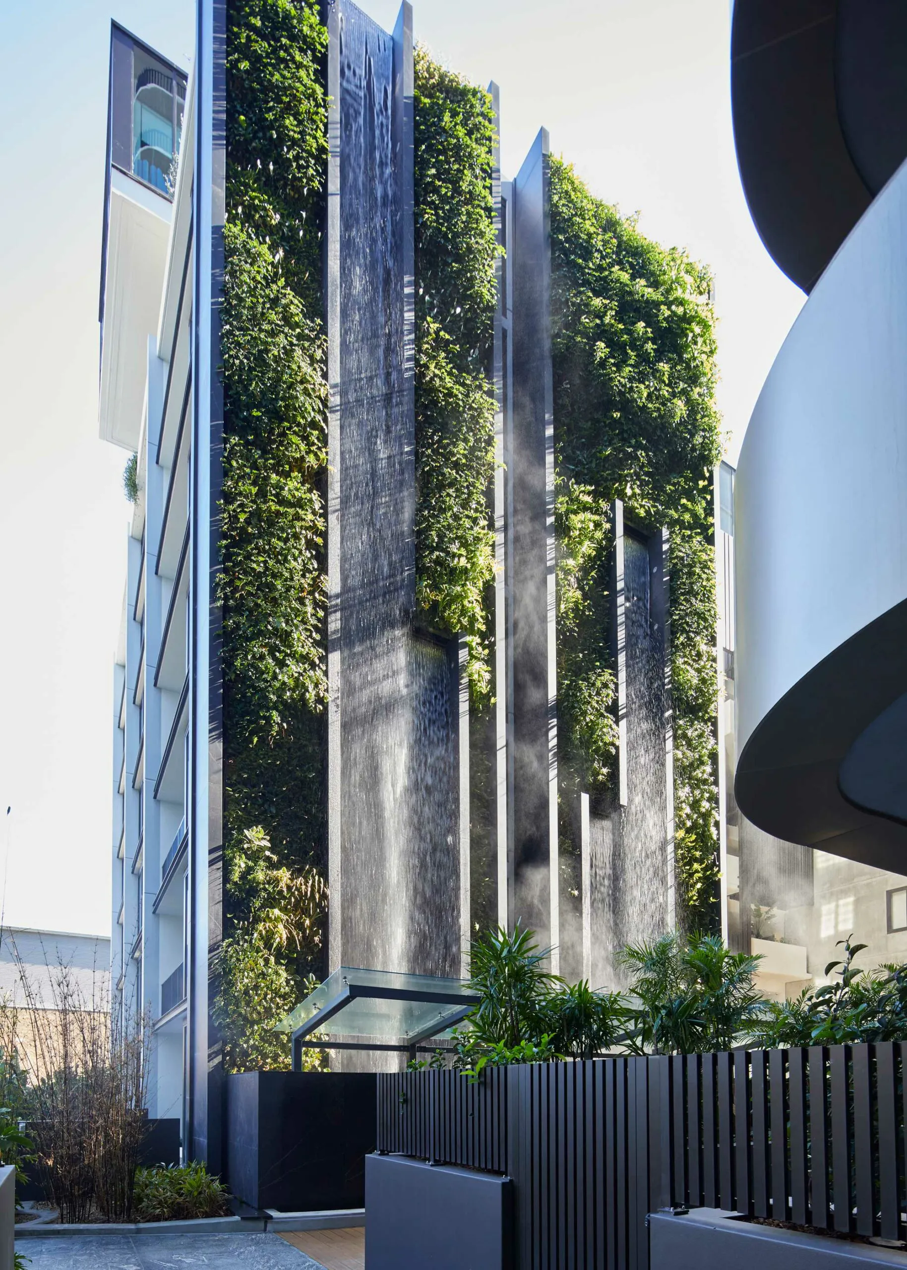 Urban waterfall - Cosentino New Zealand