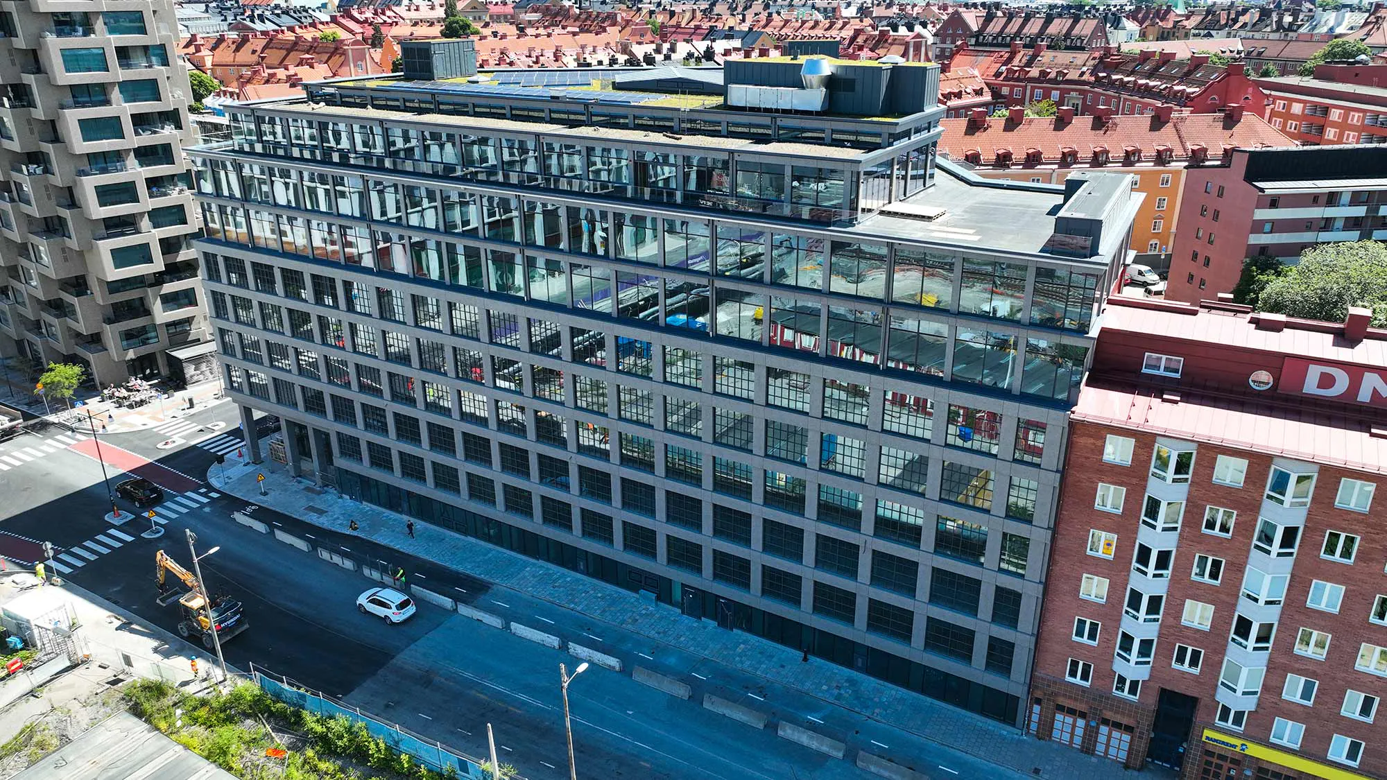 The Fenix office building in Stockholm, where the Dekton façade ...