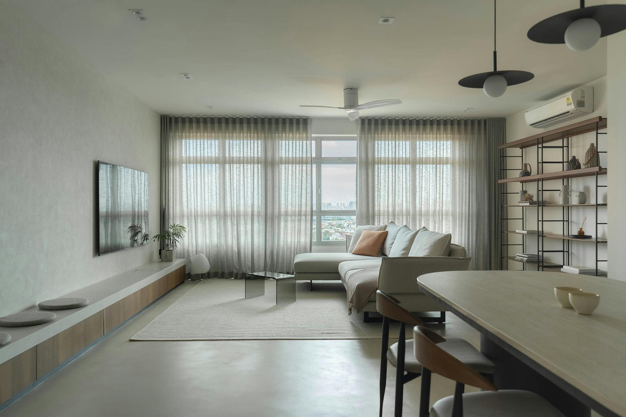 Dekton brightens up a small kitchen and creates a sense of continuity ...