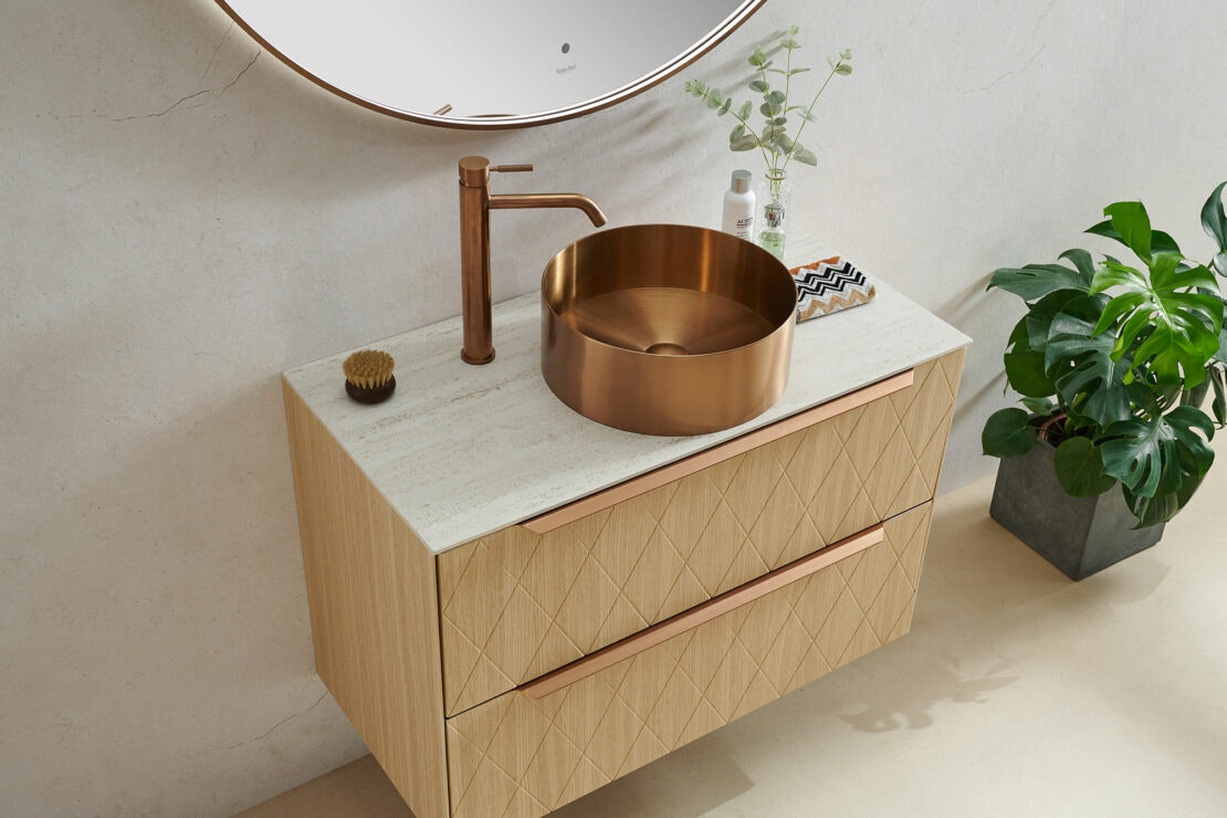 Muebles de baño de diseño con Dekton en Scala Bad - Cosentino España