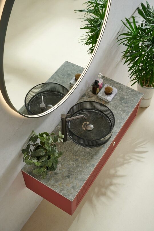 Beautiful bathroom furniture with DKTN at Scala Bad - Cosentino ...