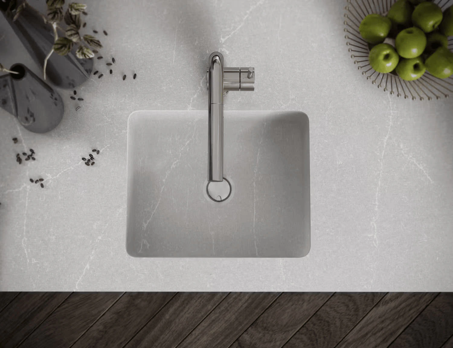 Small kitchen sinks: indispensable - Cosentino Japan