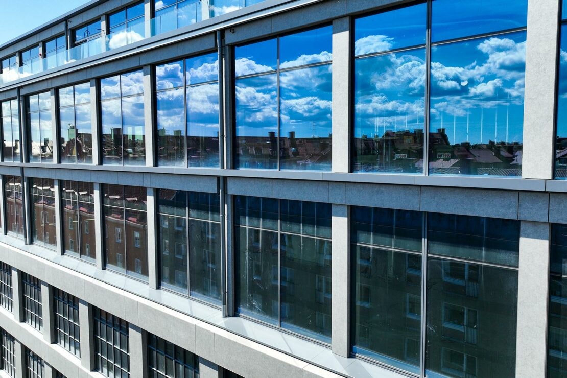 The Fenix office building in Stockholm, where the Dekton façade ...