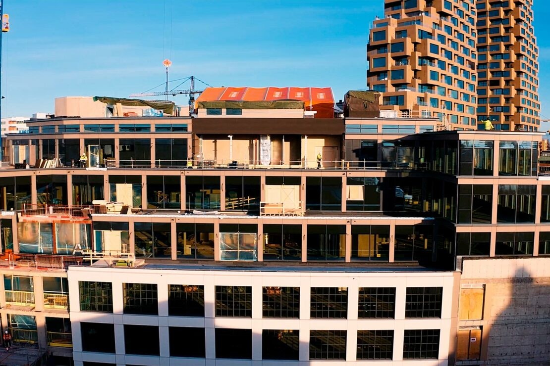 The Fenix office building in Stockholm, where the Dekton façade ...