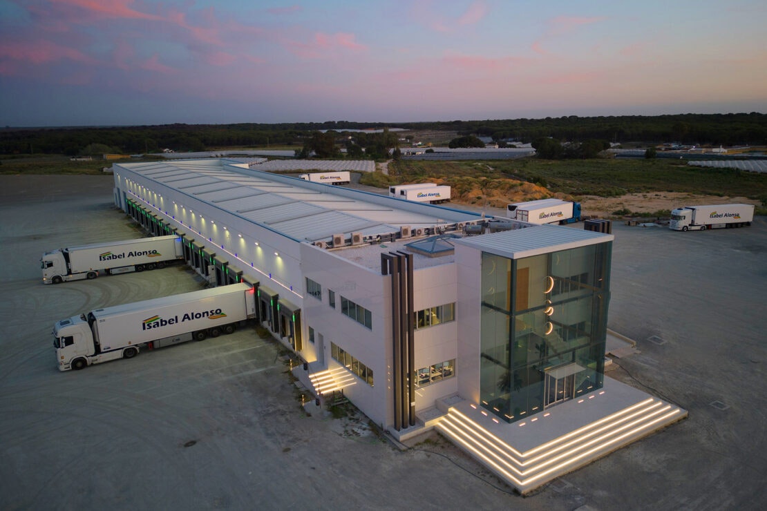 New headquarters for the Isabel Alonso haulage company in Bonares ...