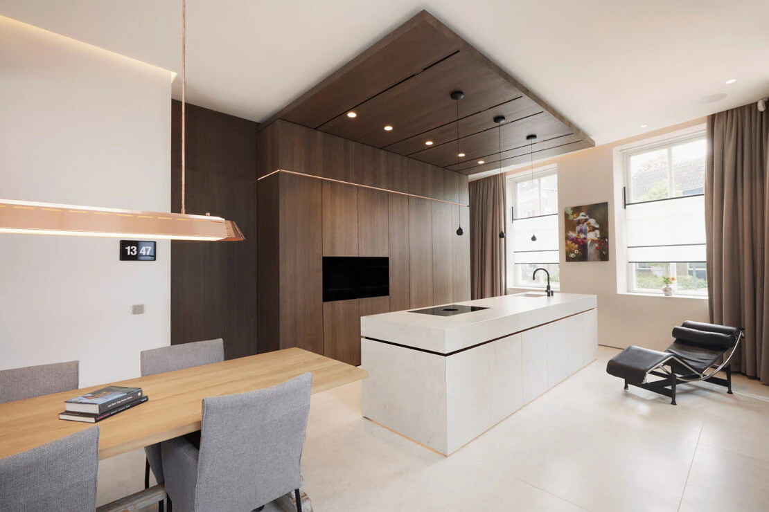 Monumental building transformed into a comfortable home with a ...
