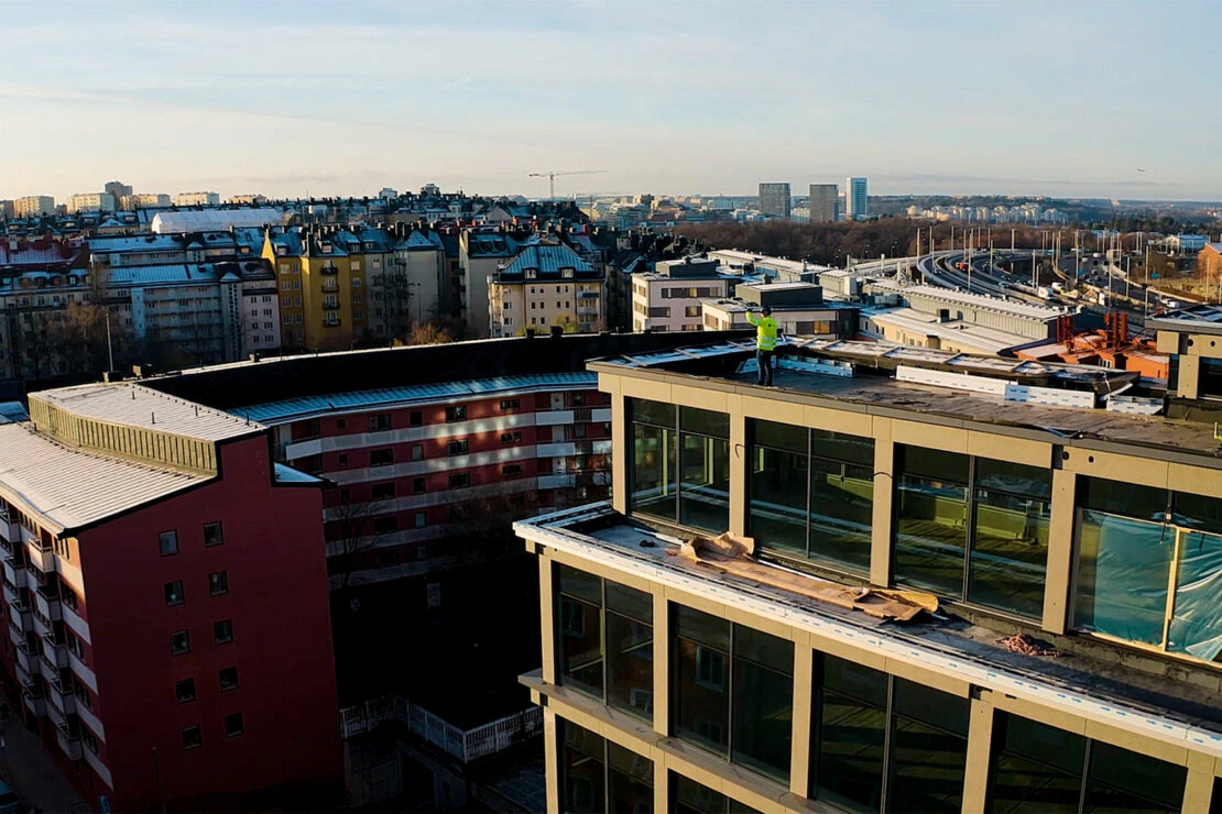The Fenix office building in Stockholm, where the Dekton façade ...