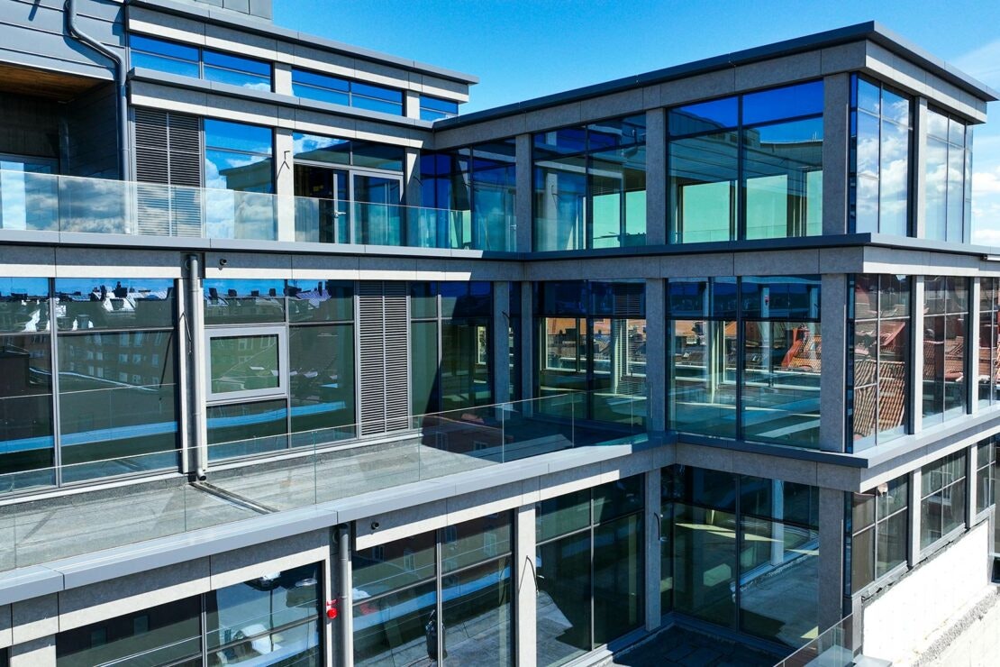 The Fenix office building in Stockholm, where the Dekton façade ...