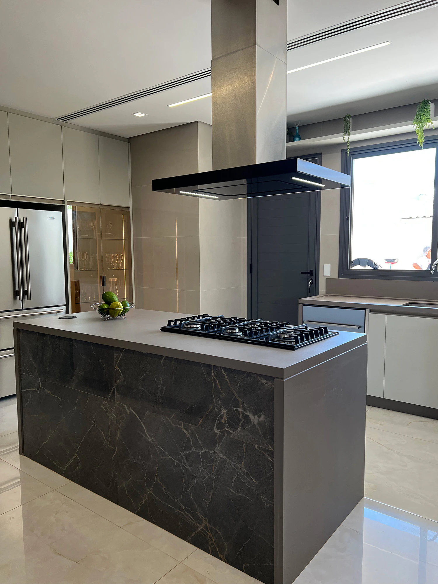 Silestone and Dekton clad the staircase, kitchen and bathrooms of a ...