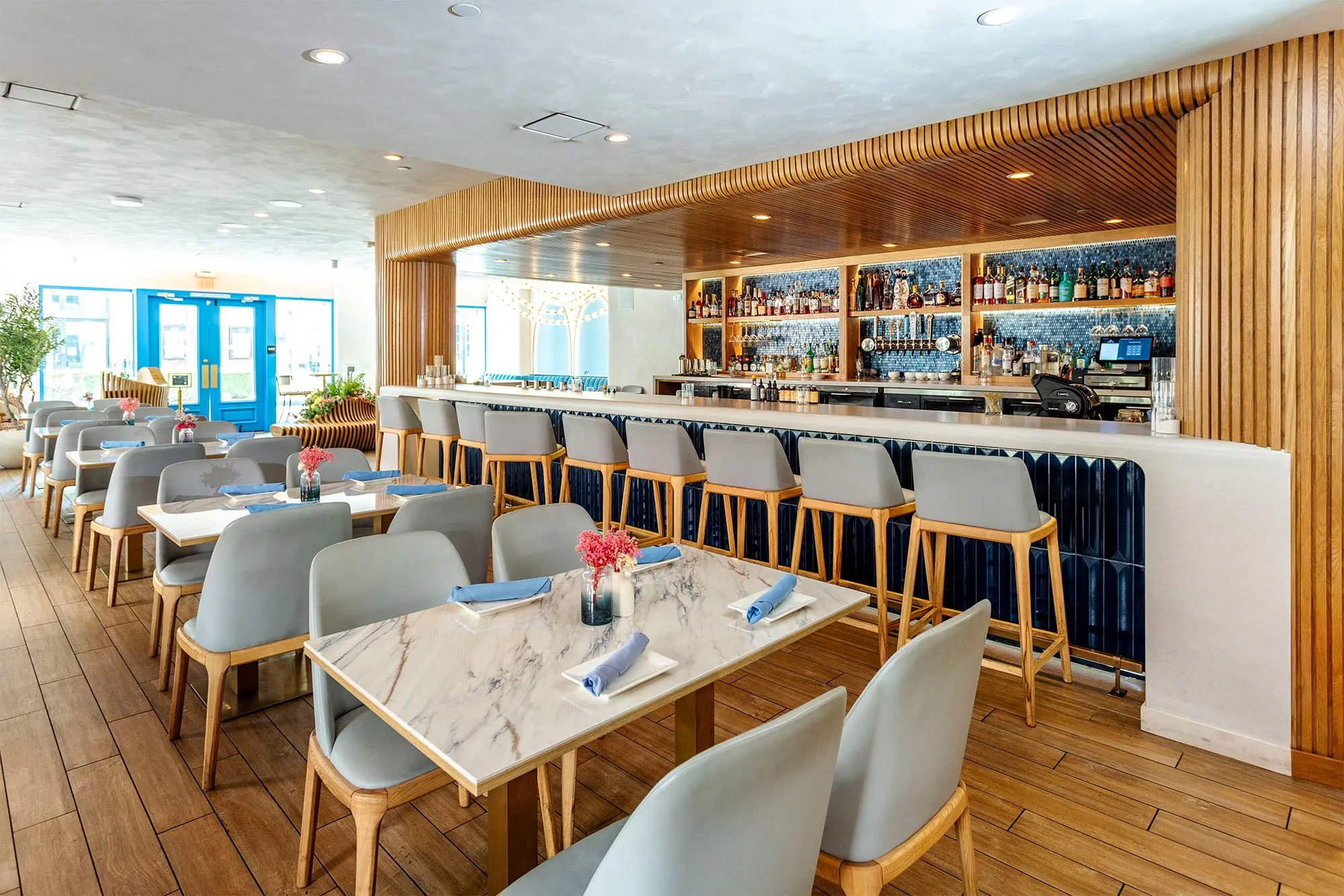 Point of Design brings the essence of Santorini to a Los Angeles Greek ...