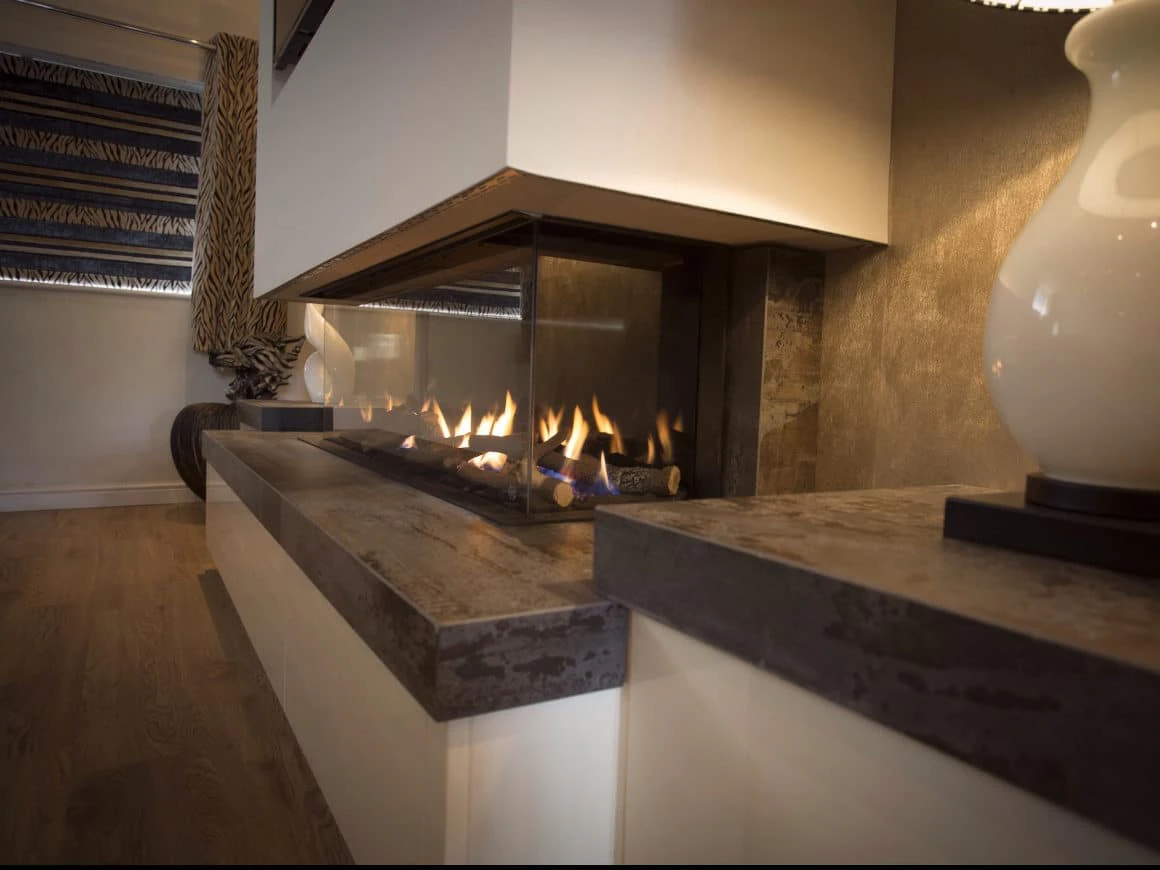 The welcoming warmth of home that only a fireplace can offer ...