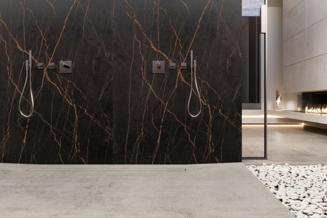 Urban Hideaway: the bathroom with an architectural character designed ...