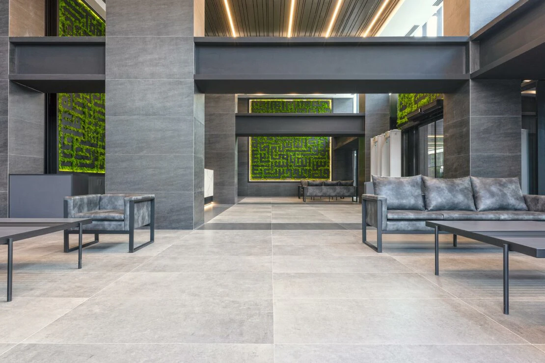 Luxurious spaces and strong aesthetics in a Turkish office building ...