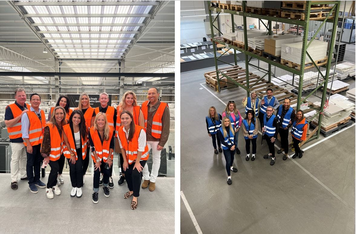 The ASID National Board and top interior designers visit Cosentino HQ ...