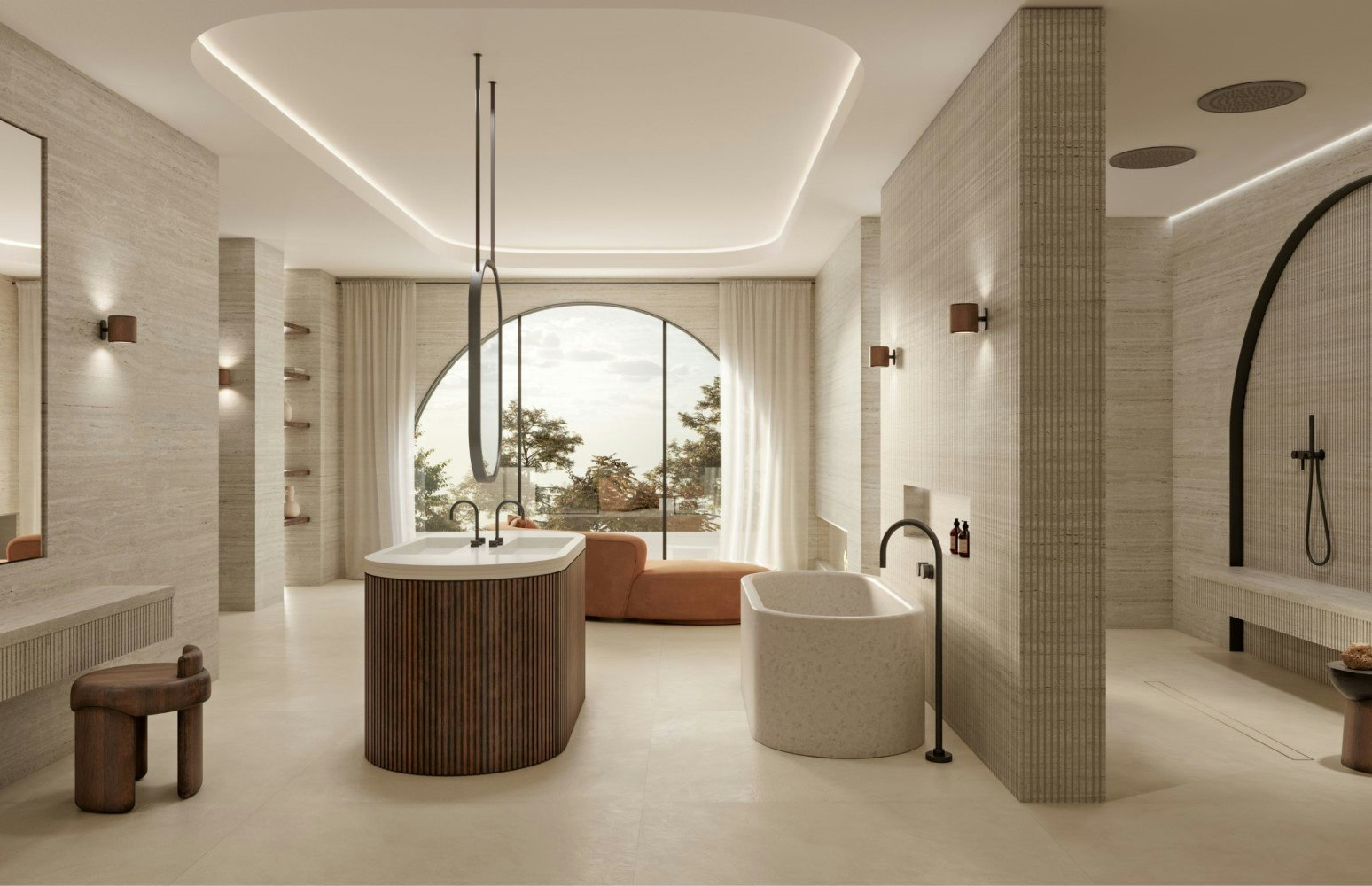 Ceppo: the calm and serene bathroom by Daniel Germani - Cosentino USA