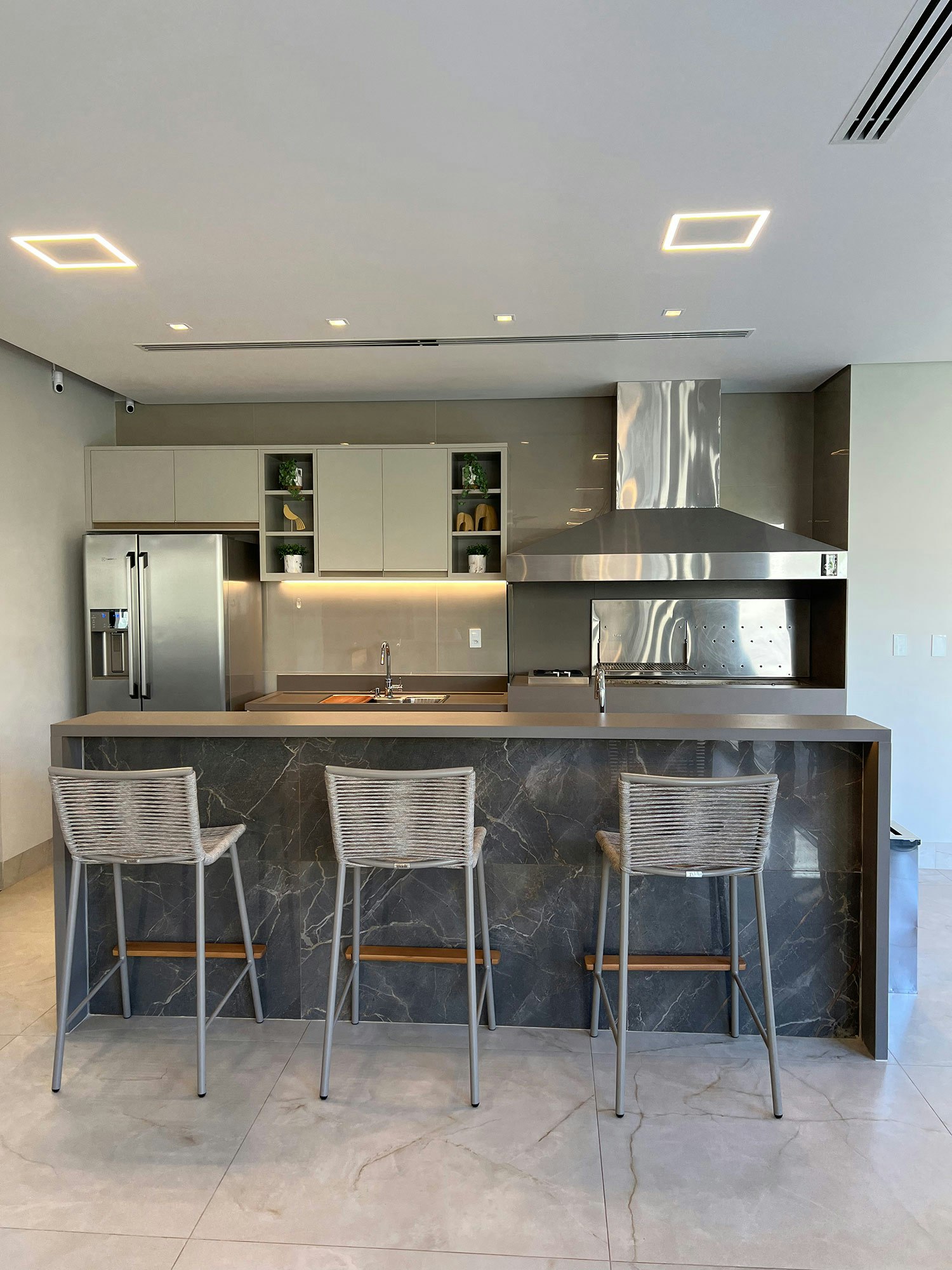 Silestone and Dekton clad the staircase, kitchen and bathrooms of a ...