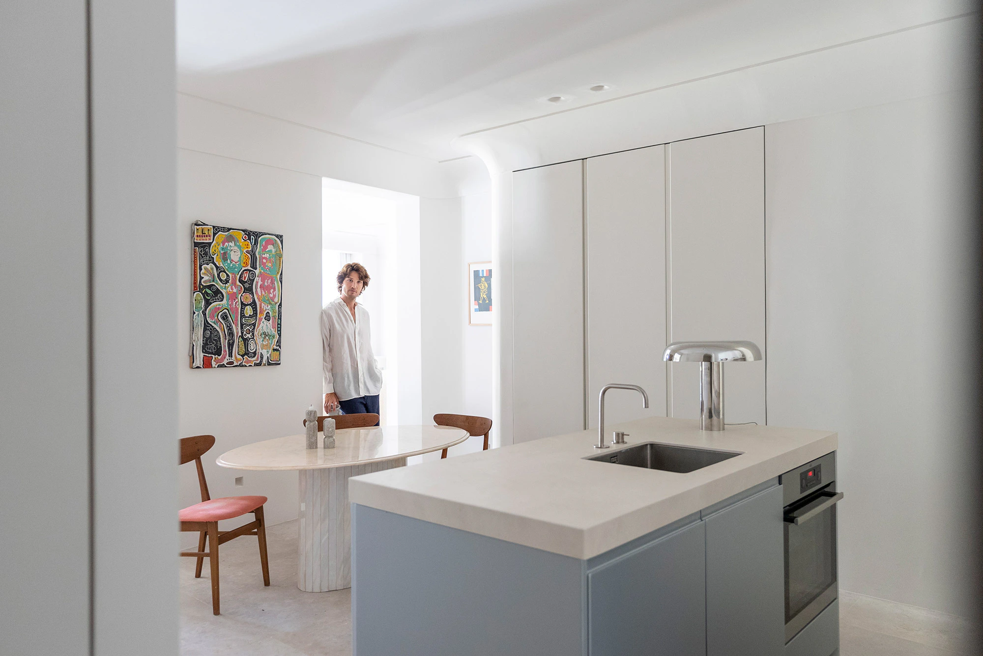 The subtle texture of Dekton Nacre takes centre stage in the new ...
