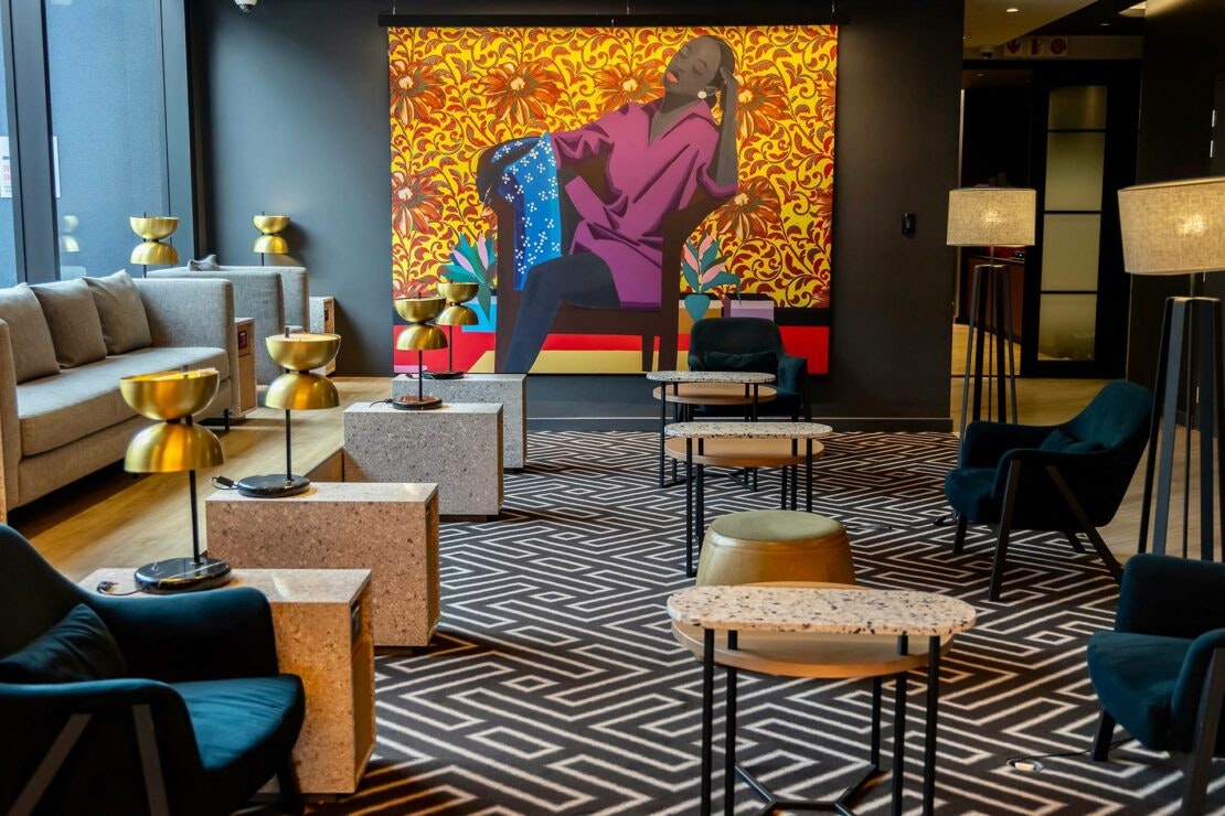 A bold rooftop bar in the heart of Rosebank enhanced by Dekton surfaces ...