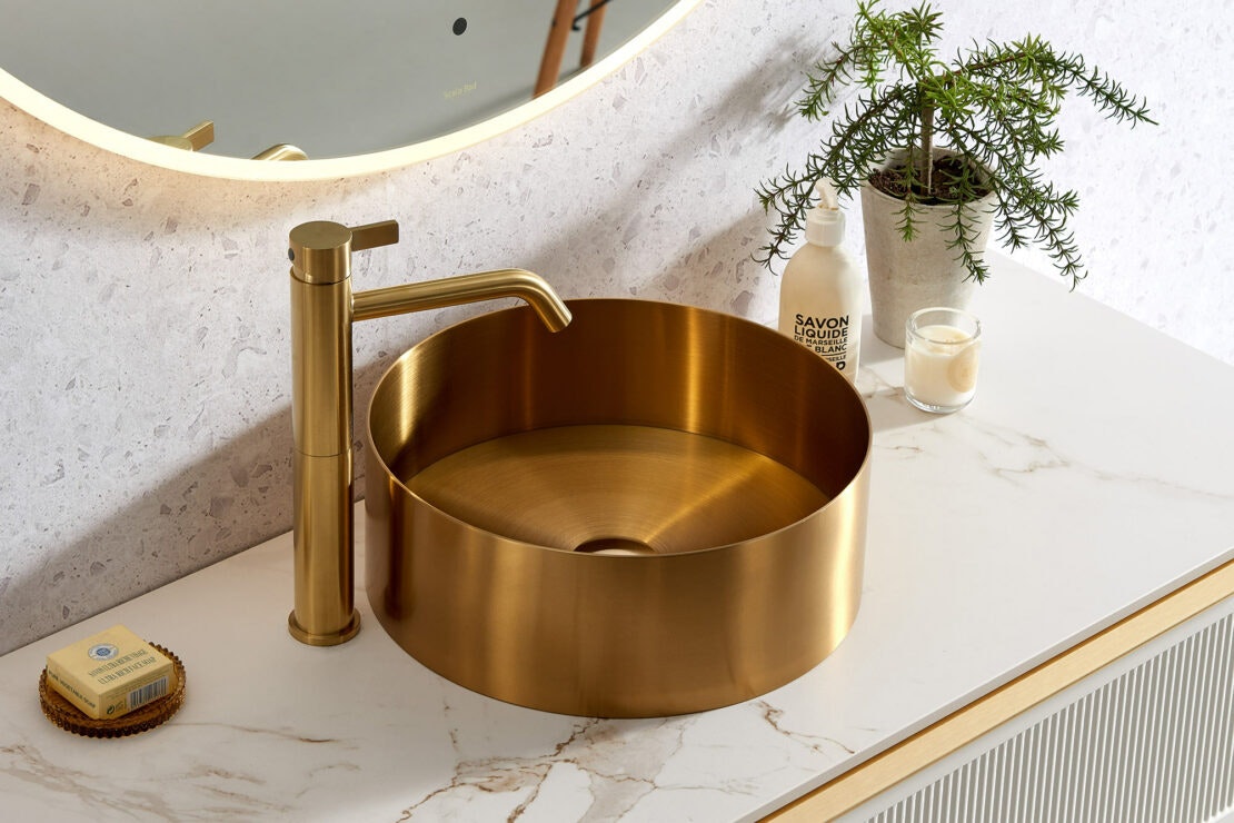 Beautiful bathroom furniture with Dekton at Scala Bad - Cosentino USA