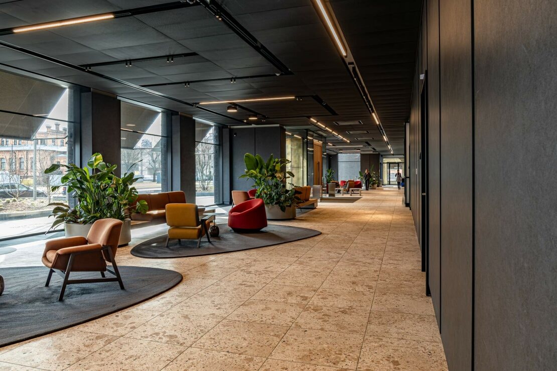 The new, polished image of the New Hanza offices in Riga - Cosentino USA