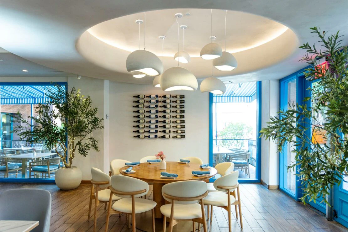 Point of Design brings the essence of Santorini to a Los Angeles Greek ...