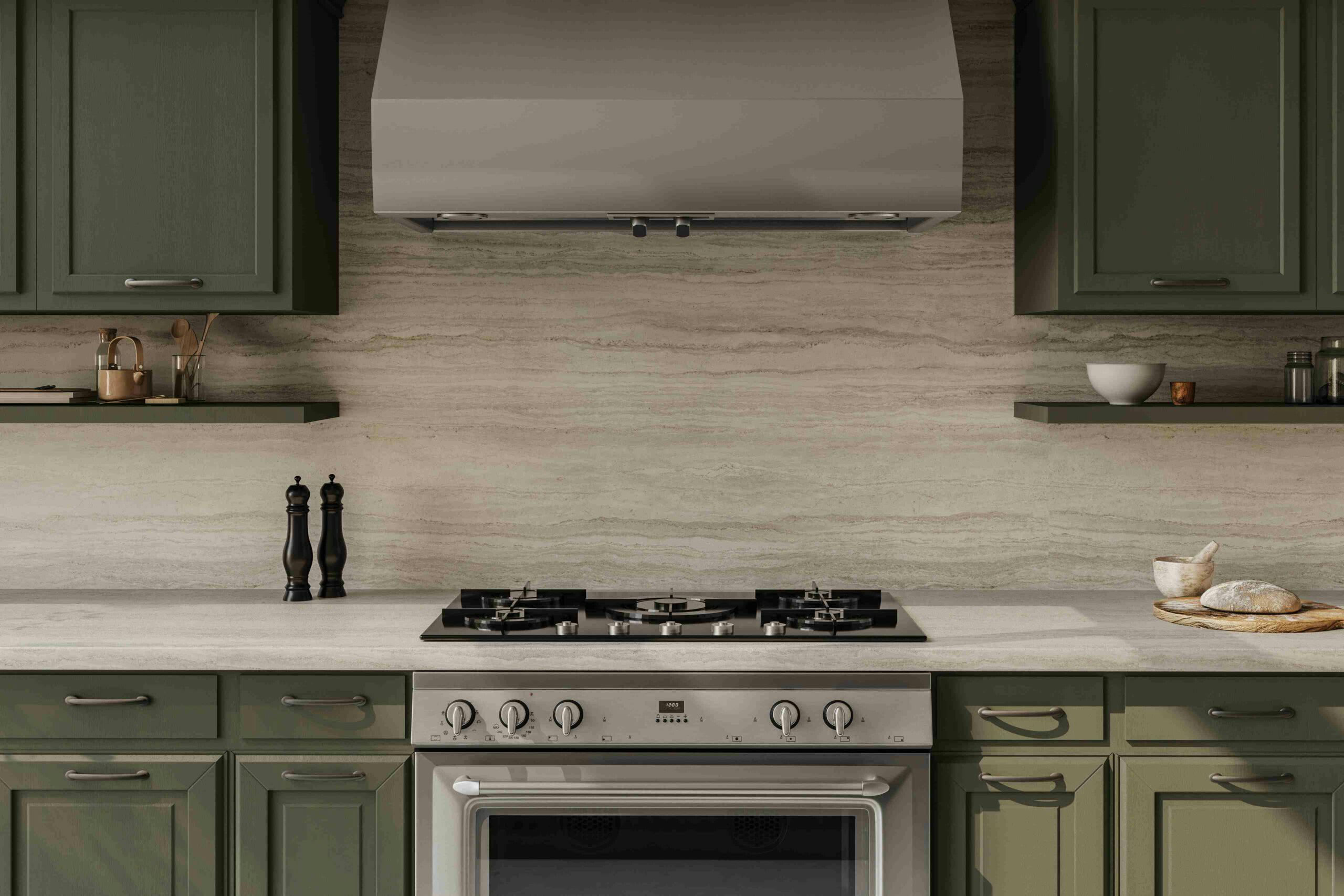 House wrapped in forest with Dekton Soke and wood - Cosentino USA