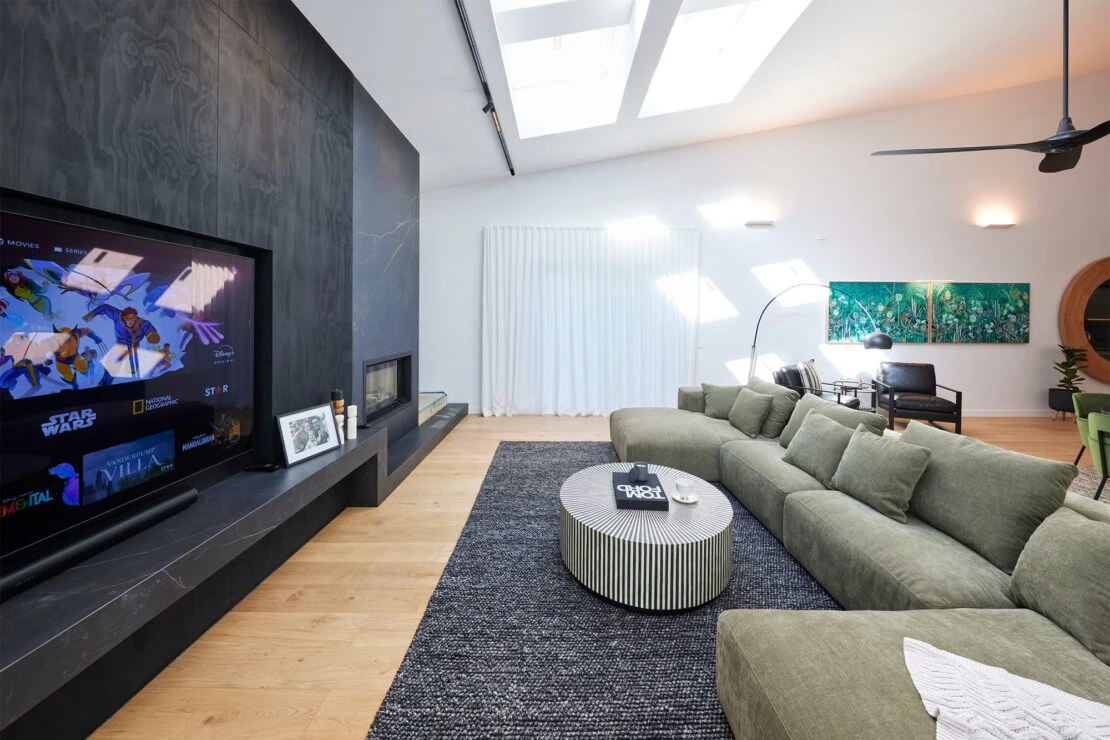 Dekton, the star of this dark-toned renovation in a popular TV show ...