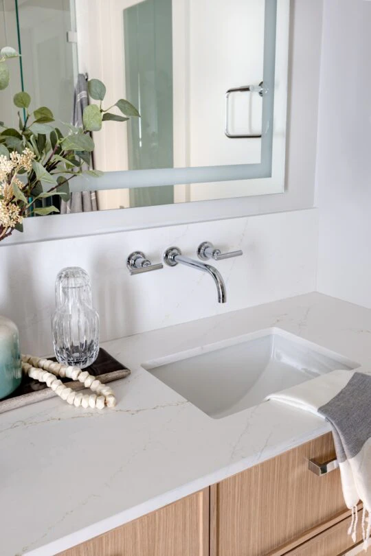 Tristan Gary brings to life this spa-inspired bathroom with Silestone ...