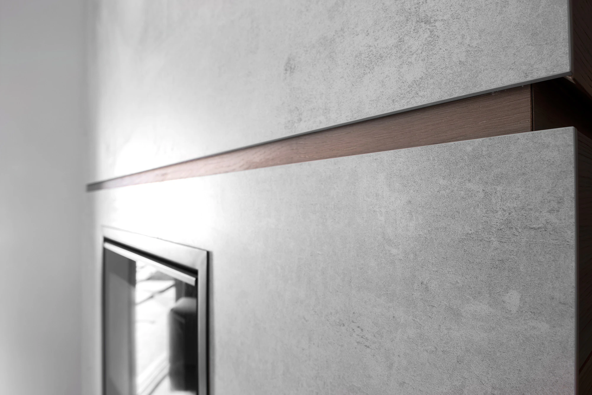 One material, a range of uses: this modern house features Dekton Lunar ...