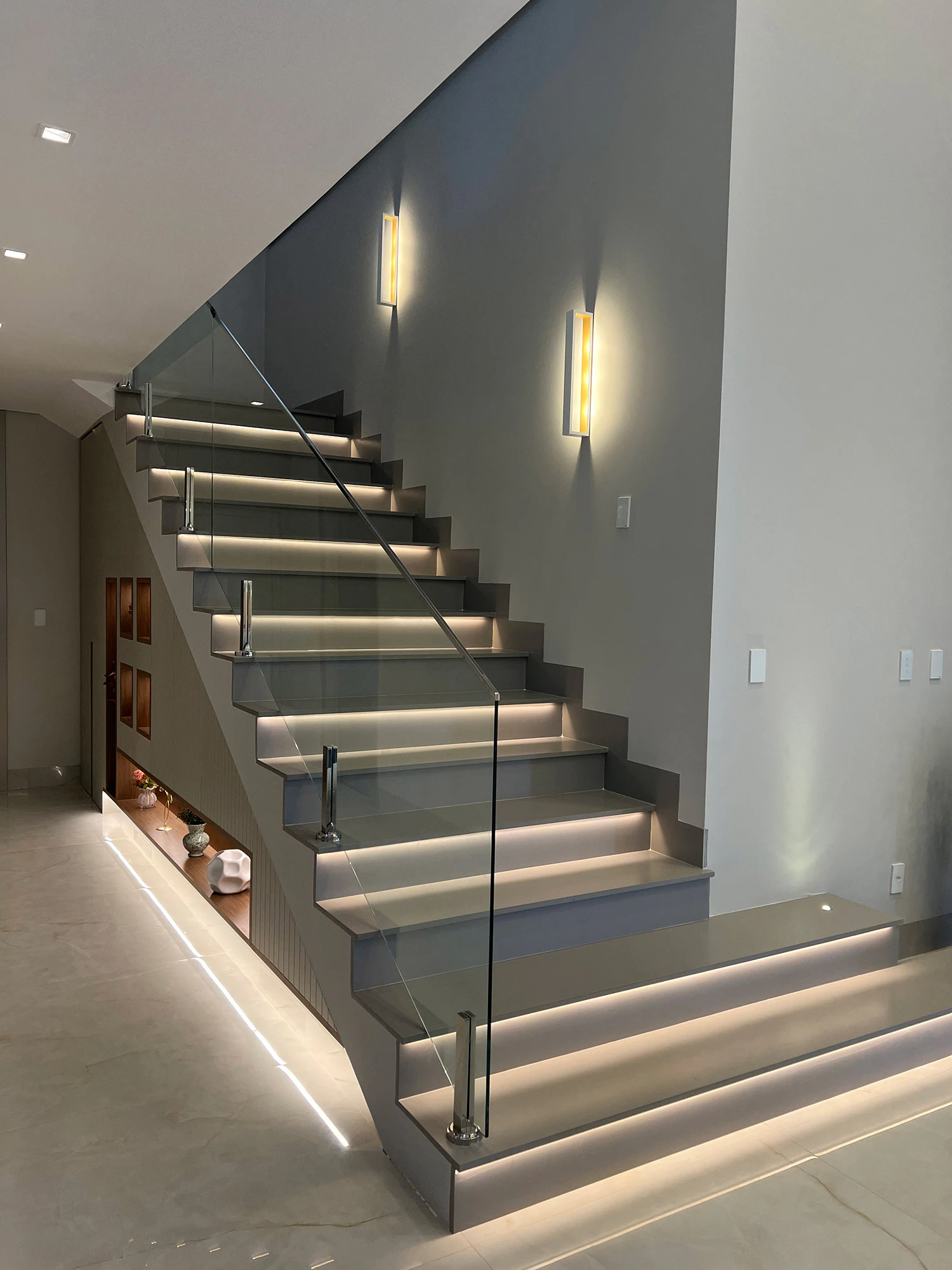 Silestone and Dekton clad the staircase, kitchen and bathrooms of a ...