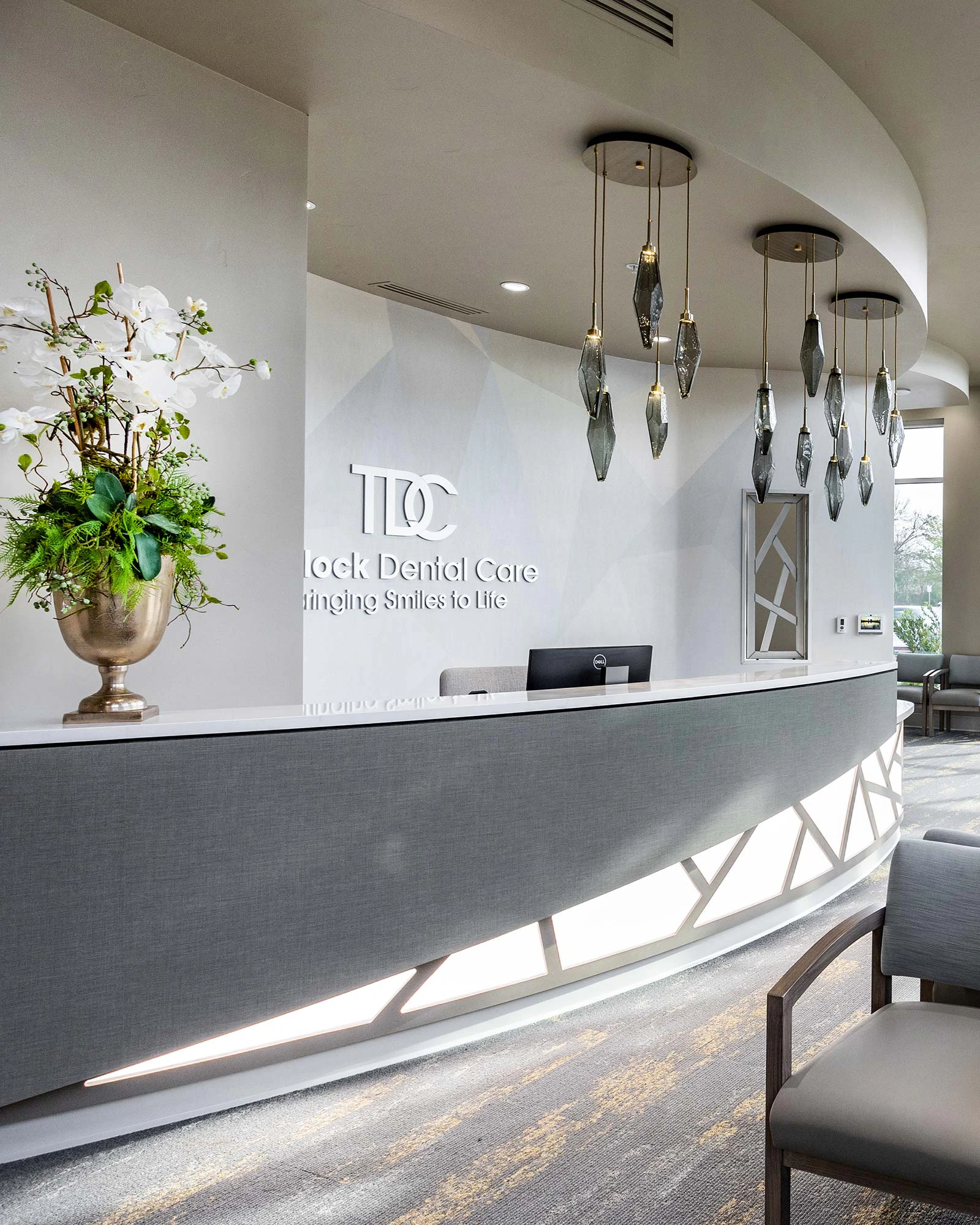 Award-winning Turlock Dental Care remodel featuring Silestone - Cosentino