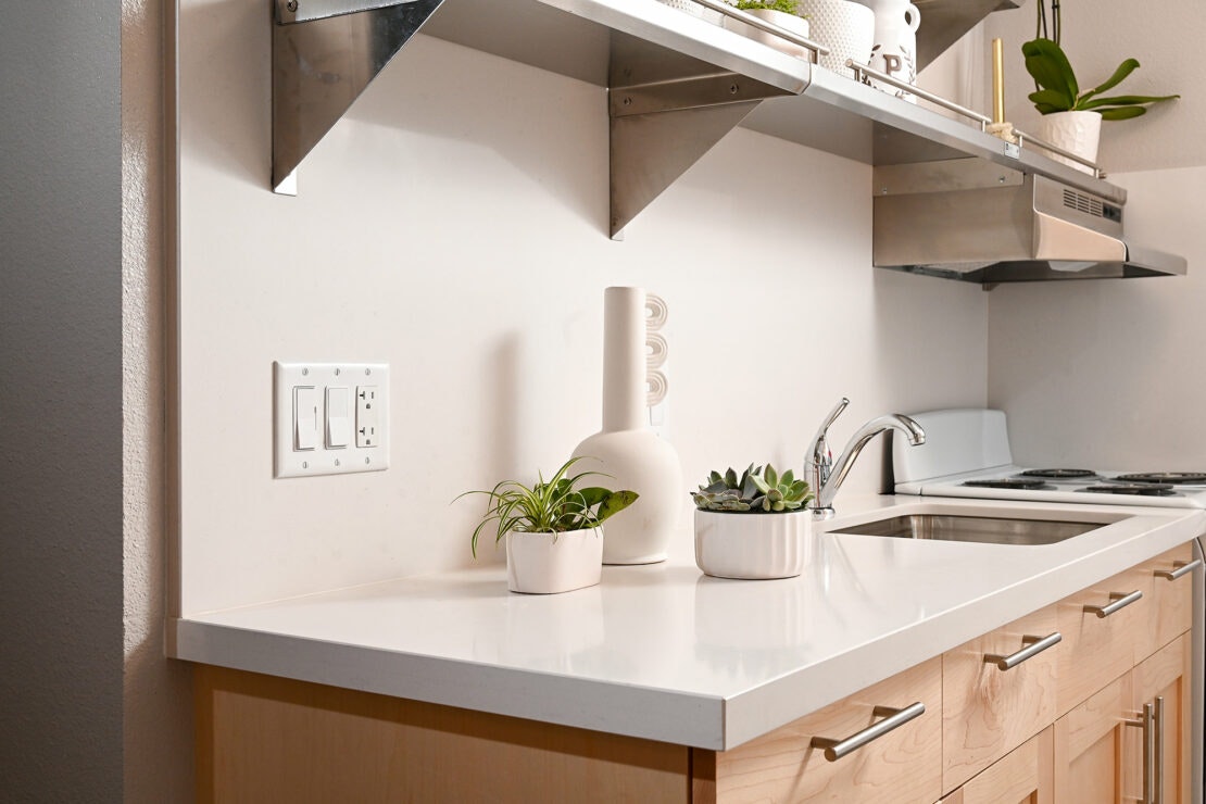 Stanford University student housing features Silestone countertops in ...