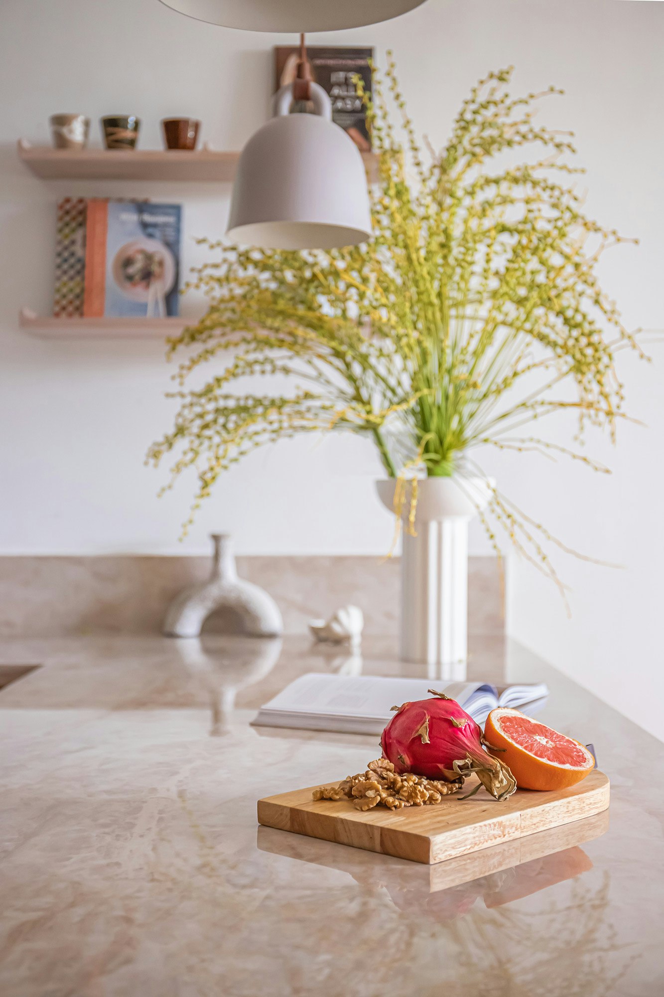 Dekton Arga creates an elegant atmosphere in this open plan kitchen ...
