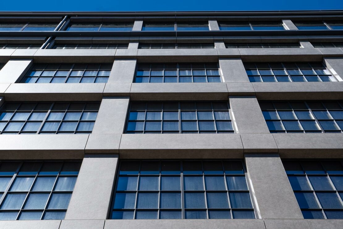 The Fenix office building in Stockholm, where the Dekton façade ...