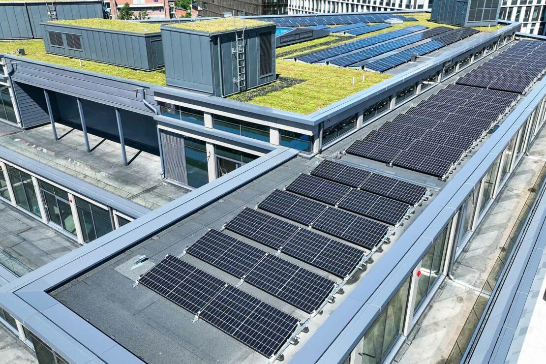 The Fenix office building in Stockholm, where the Dekton façade ...